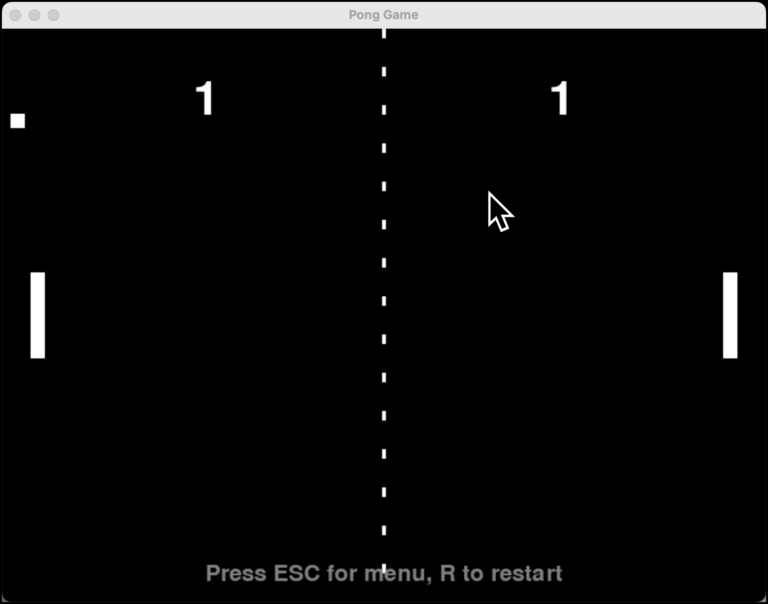 Vibe Coding Pong with Python and pygame - Mouse Vs Python